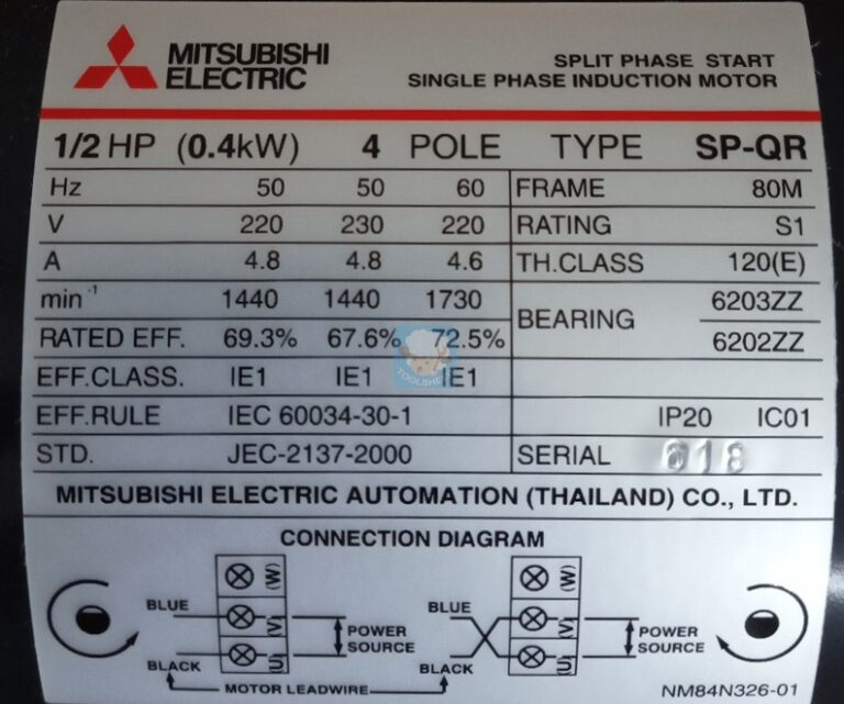What does name plate on electric motor tell us? - Pumpular.com